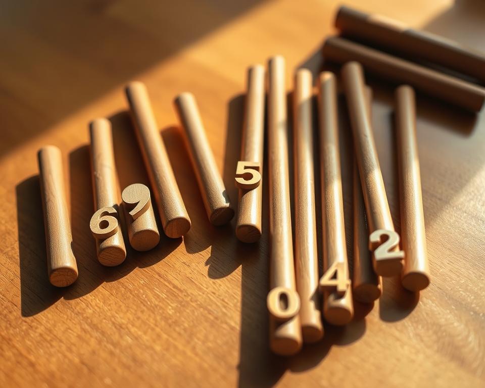 Wooden Math Materials in Montessori