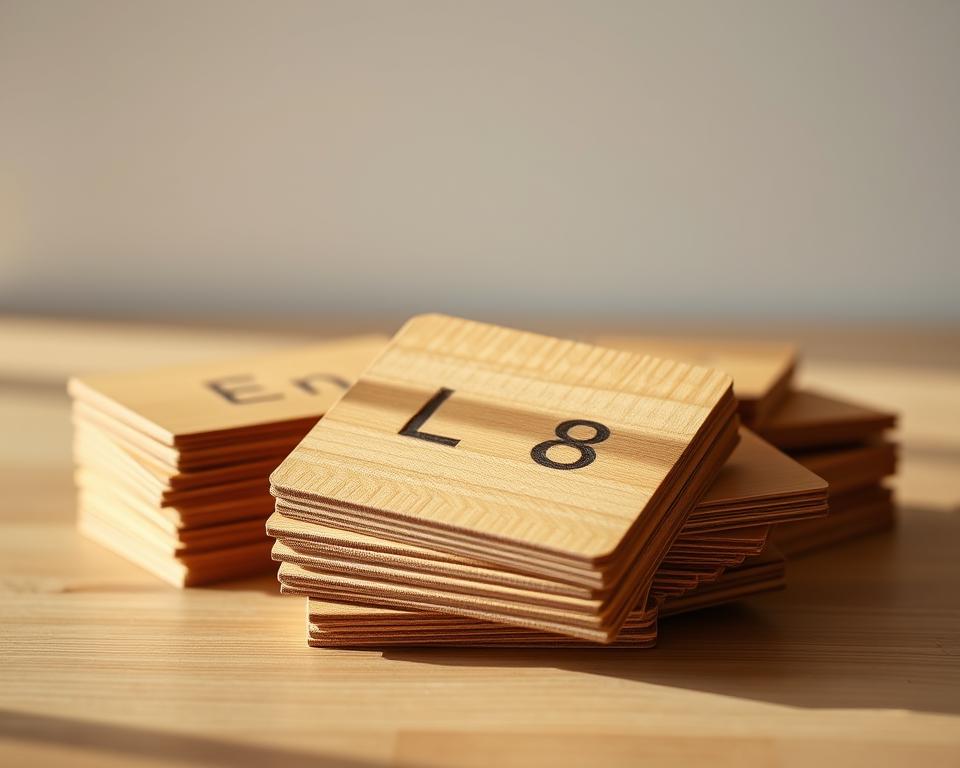 Language Learning with Wooden Cards